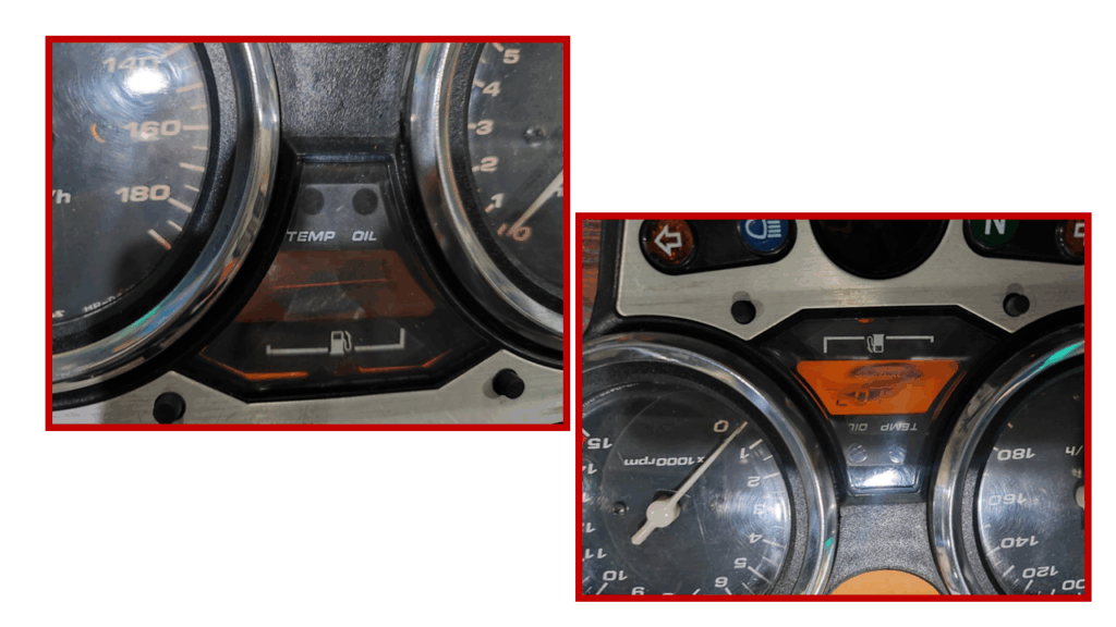 【ホンダ CB400SF VTEC(NC39) 】バイクの液晶メーターに横線が！文字が欠けて見えない！経年劣化で液晶漏れ？日焼け？液晶パネルを ...